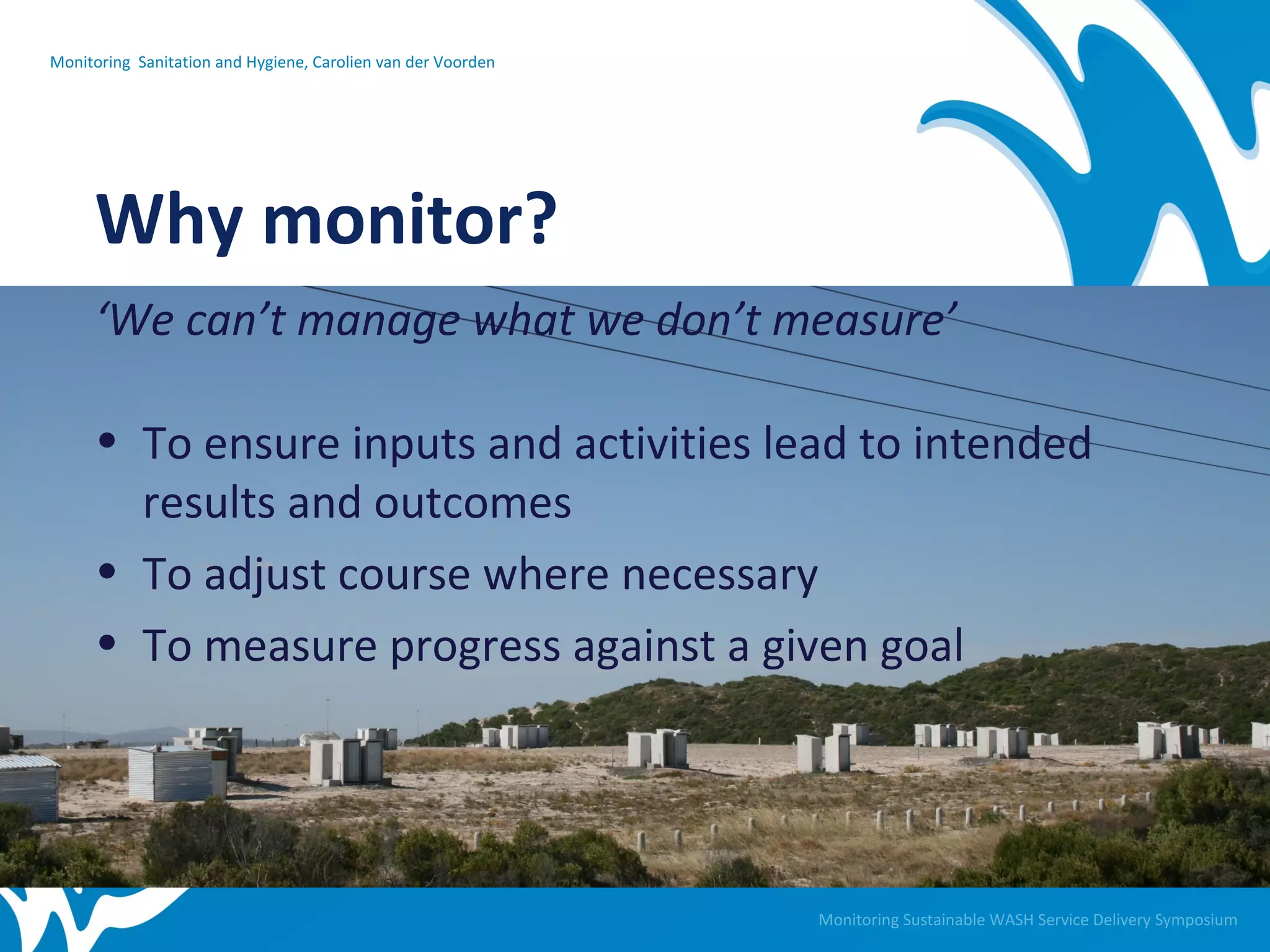 Monitoring sanitation and hygiene: An overview of trends and challenges ...