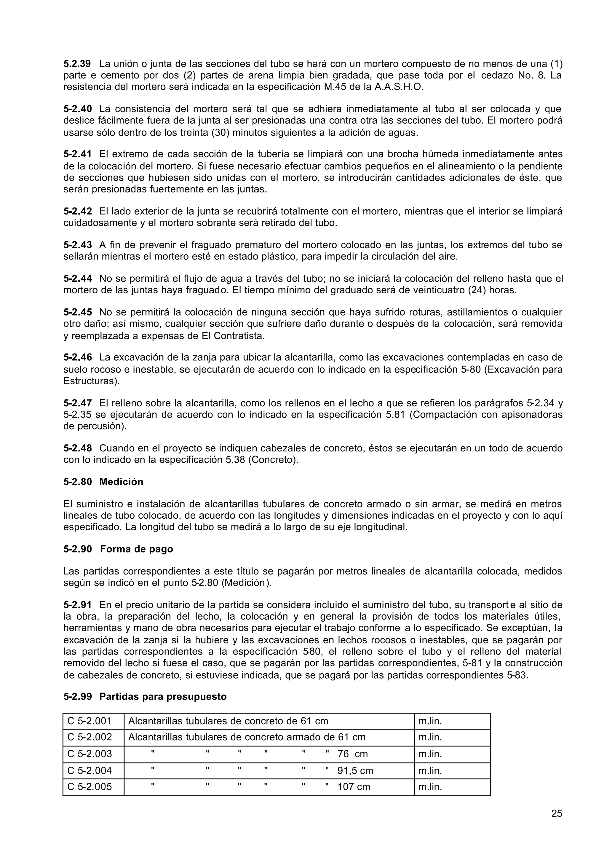 Covenin Carreteras Parte I Especificaciones 2000 1-1987 | PDF