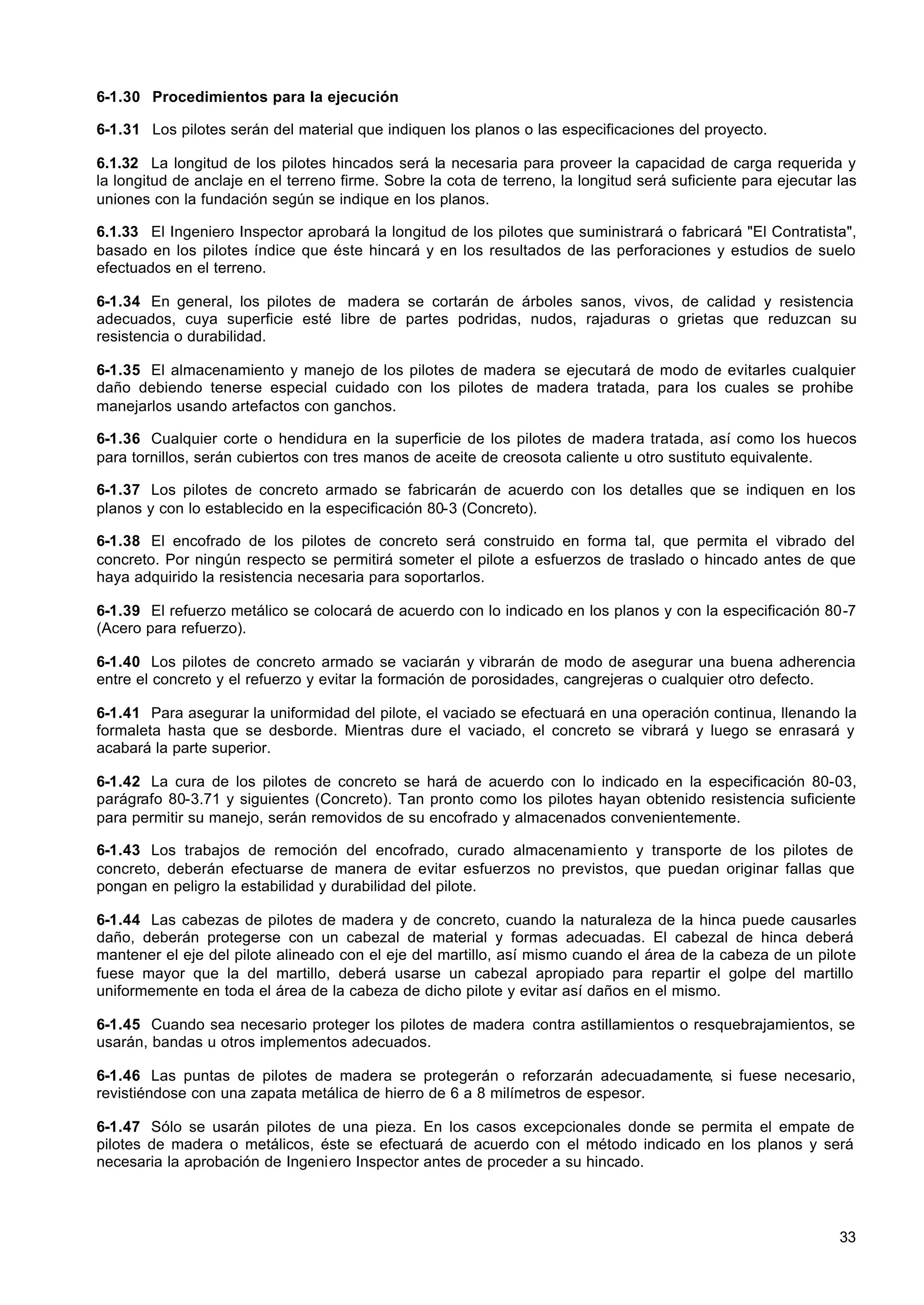 Covenin Carreteras Parte I Especificaciones 2000 1-1987 | PDF