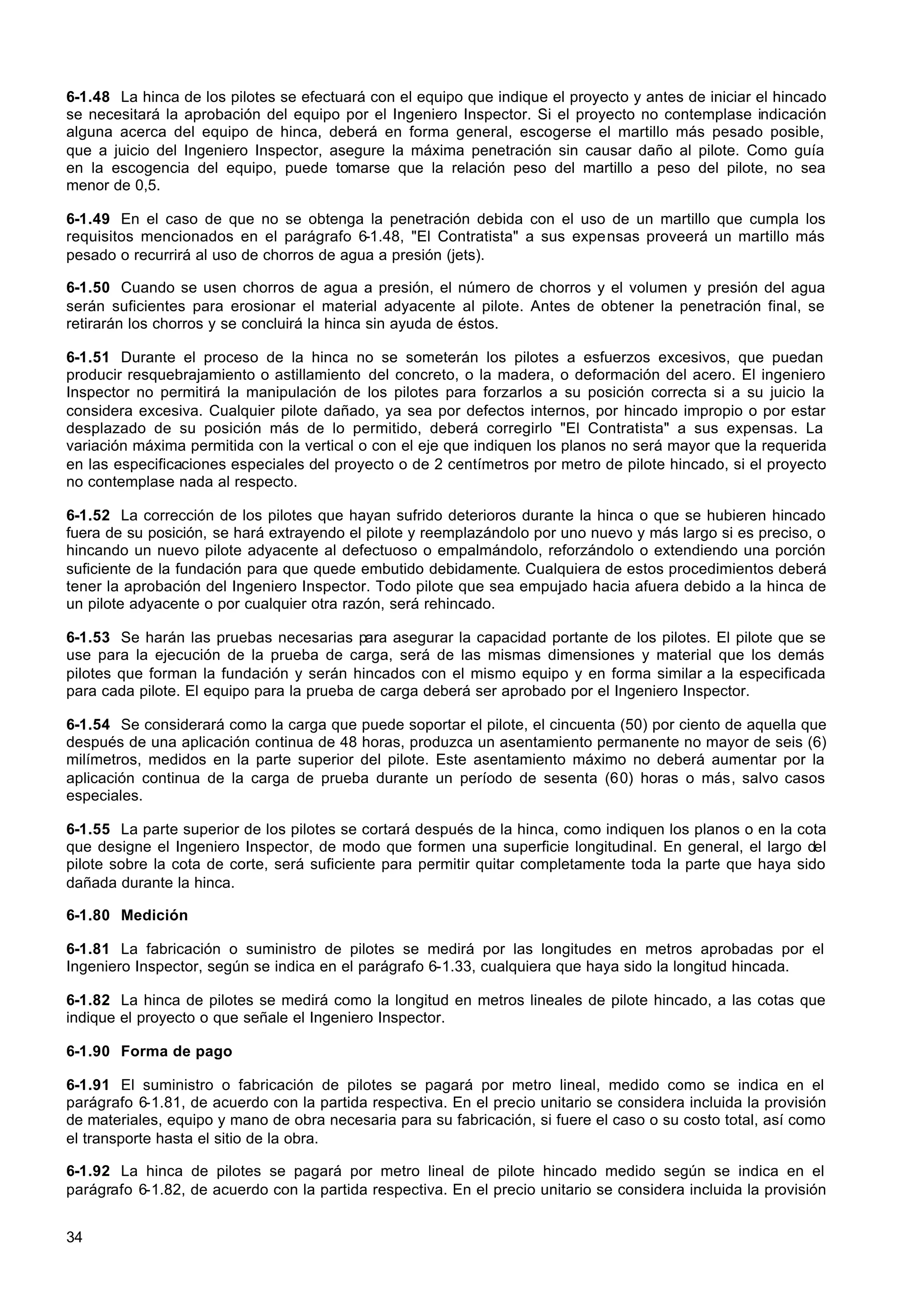 Covenin Carreteras Parte I Especificaciones 2000 1-1987 | PDF