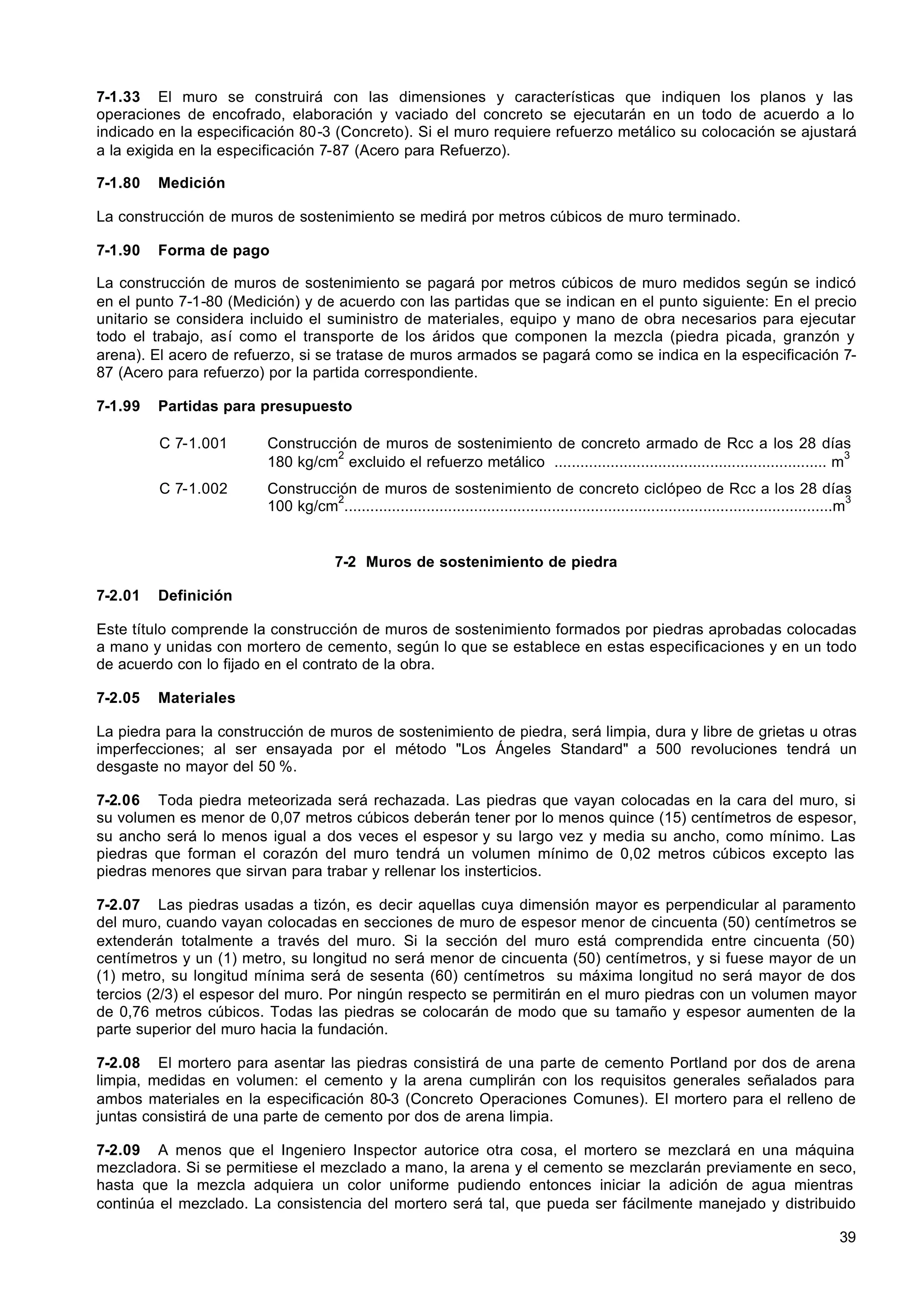 Covenin Carreteras Parte I Especificaciones 2000 1-1987 | PDF