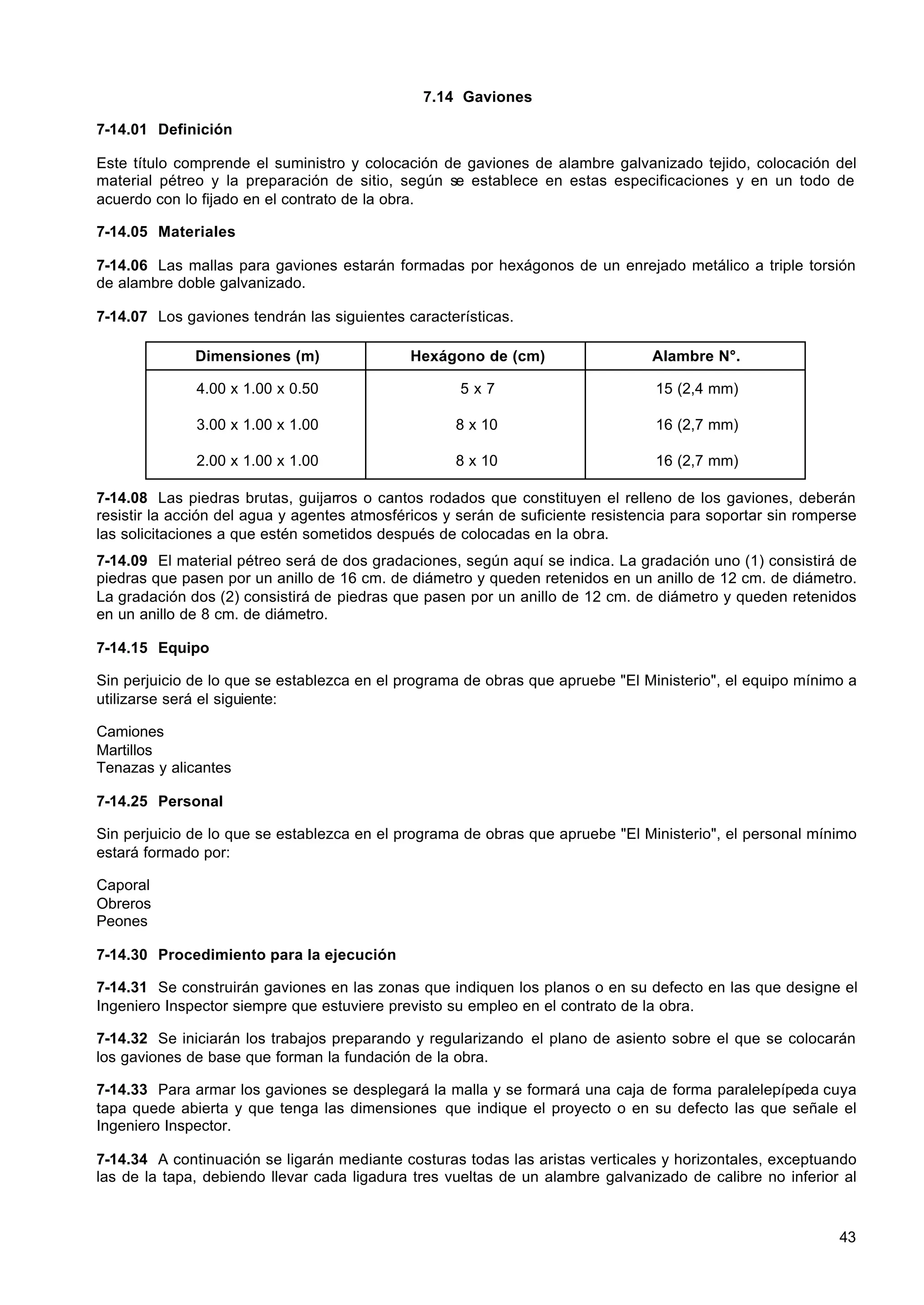 Covenin Carreteras Parte I Especificaciones 2000 1-1987 | PDF