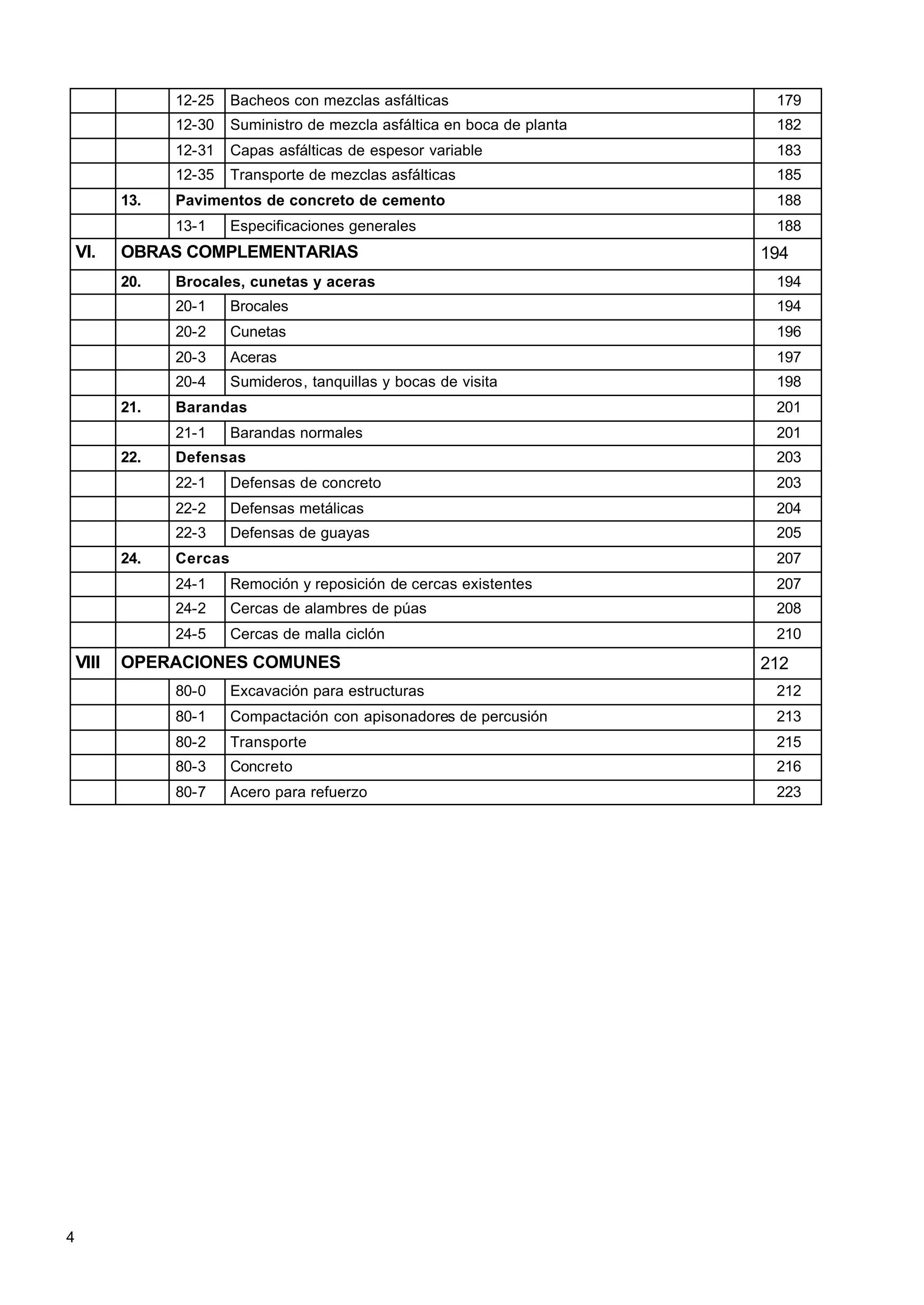 Covenin Carreteras Parte I Especificaciones 2000 1-1987 | PDF
