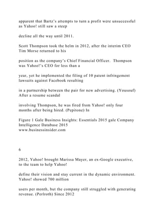 1 Case Study #23 Is Yahoo!’s Business Model .docx | Web Development | Internet