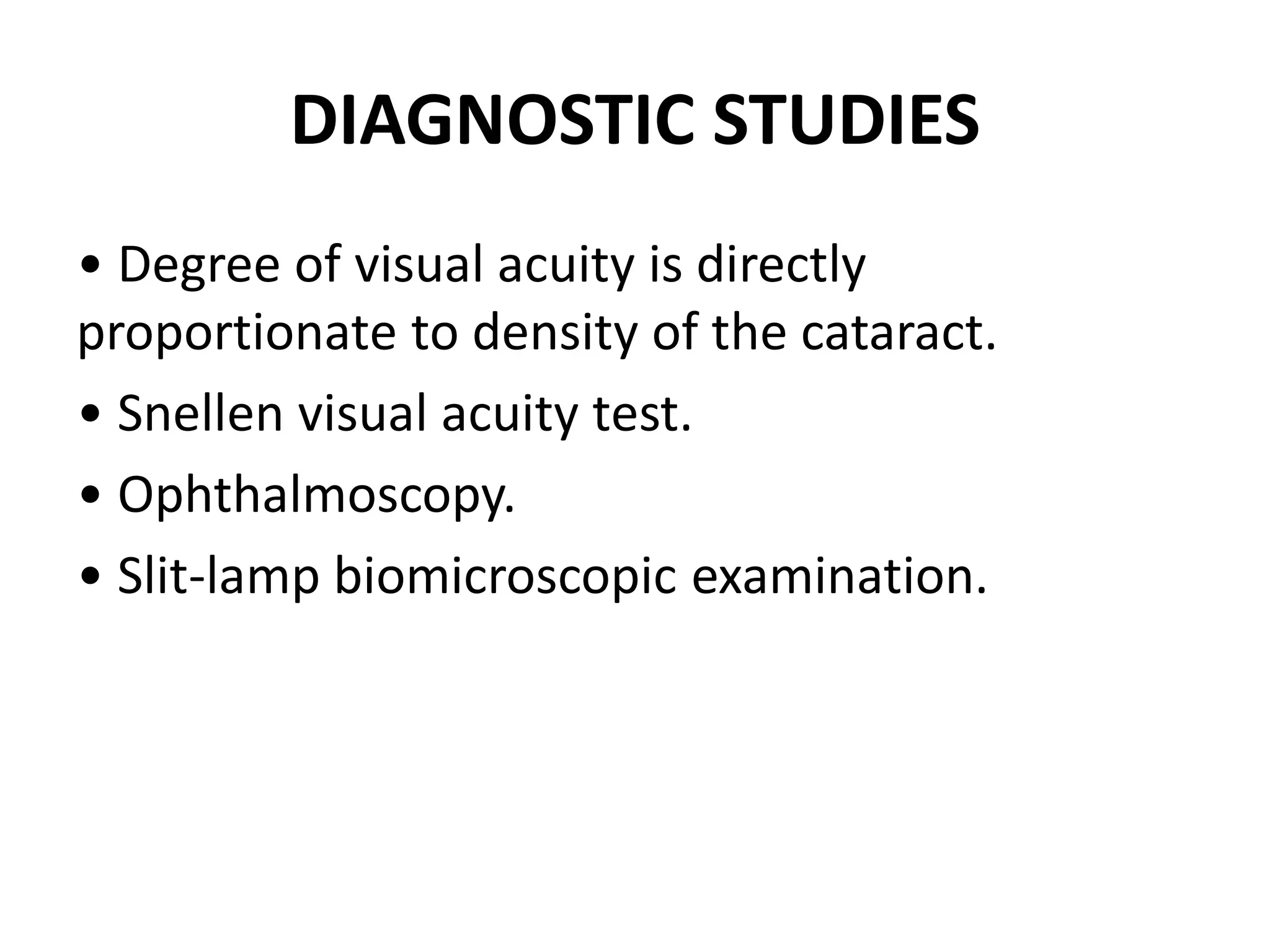Cataract - Easy PPT for Nursing Students | PDF