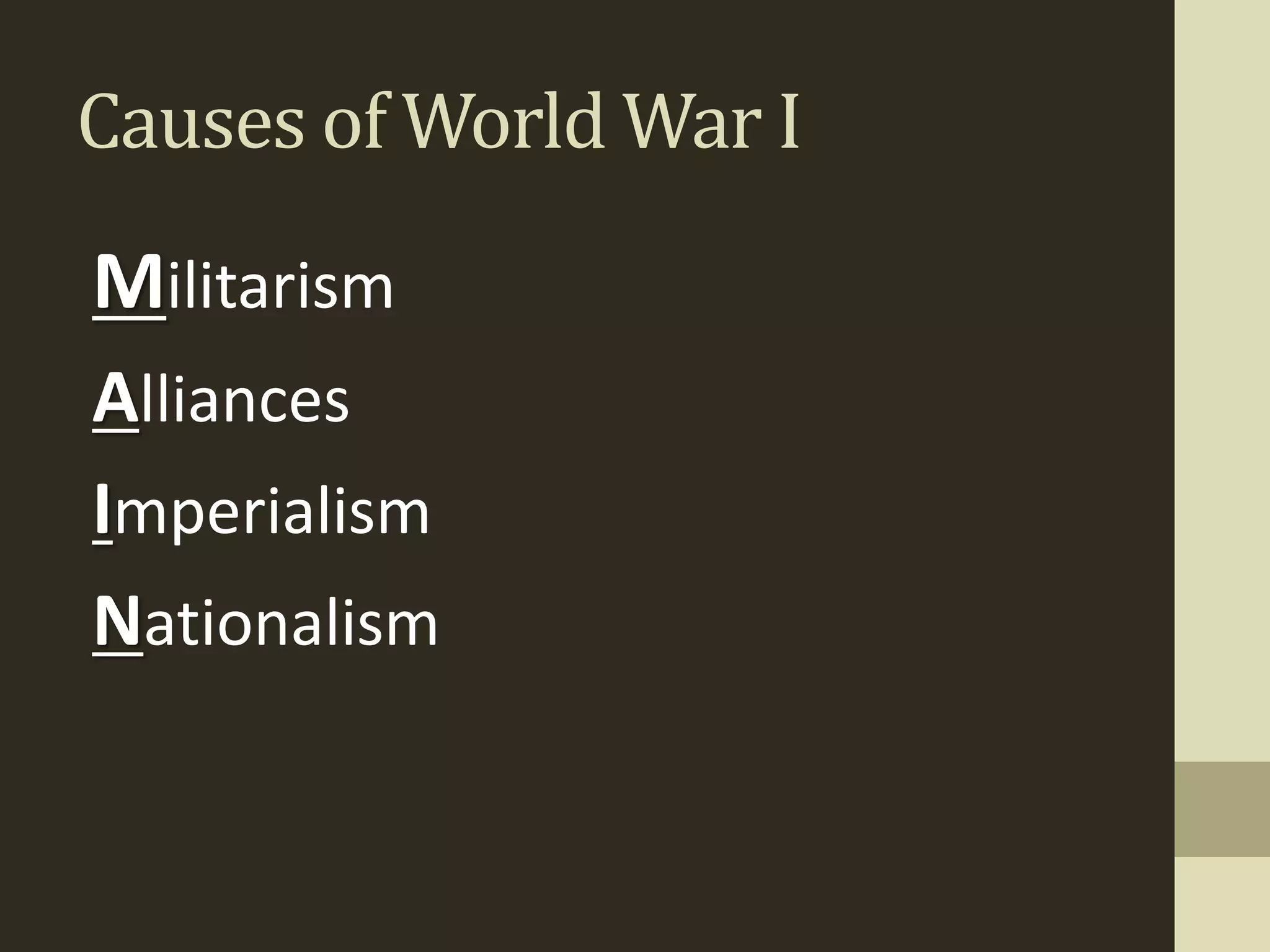 1 Causes of WWI.ppt