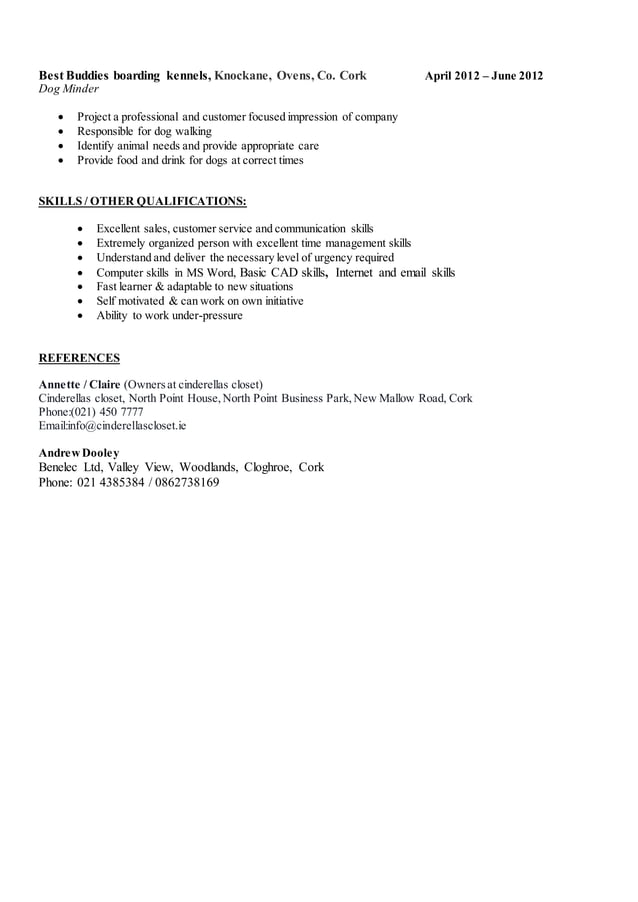 Lydia Raymond CV | PDF