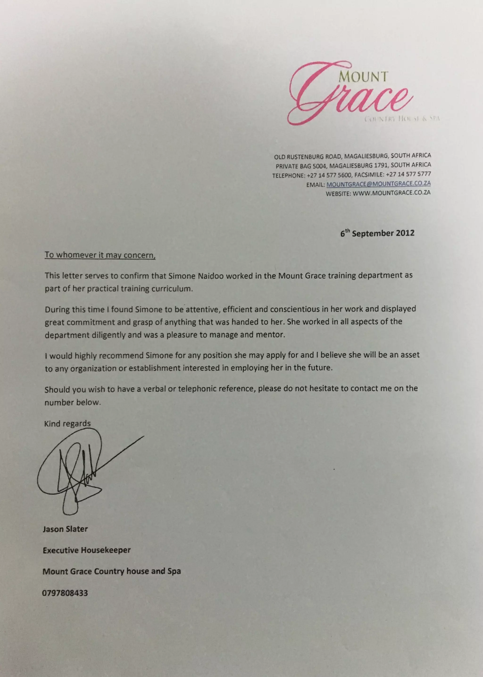 Mount Grace Reference | PDF