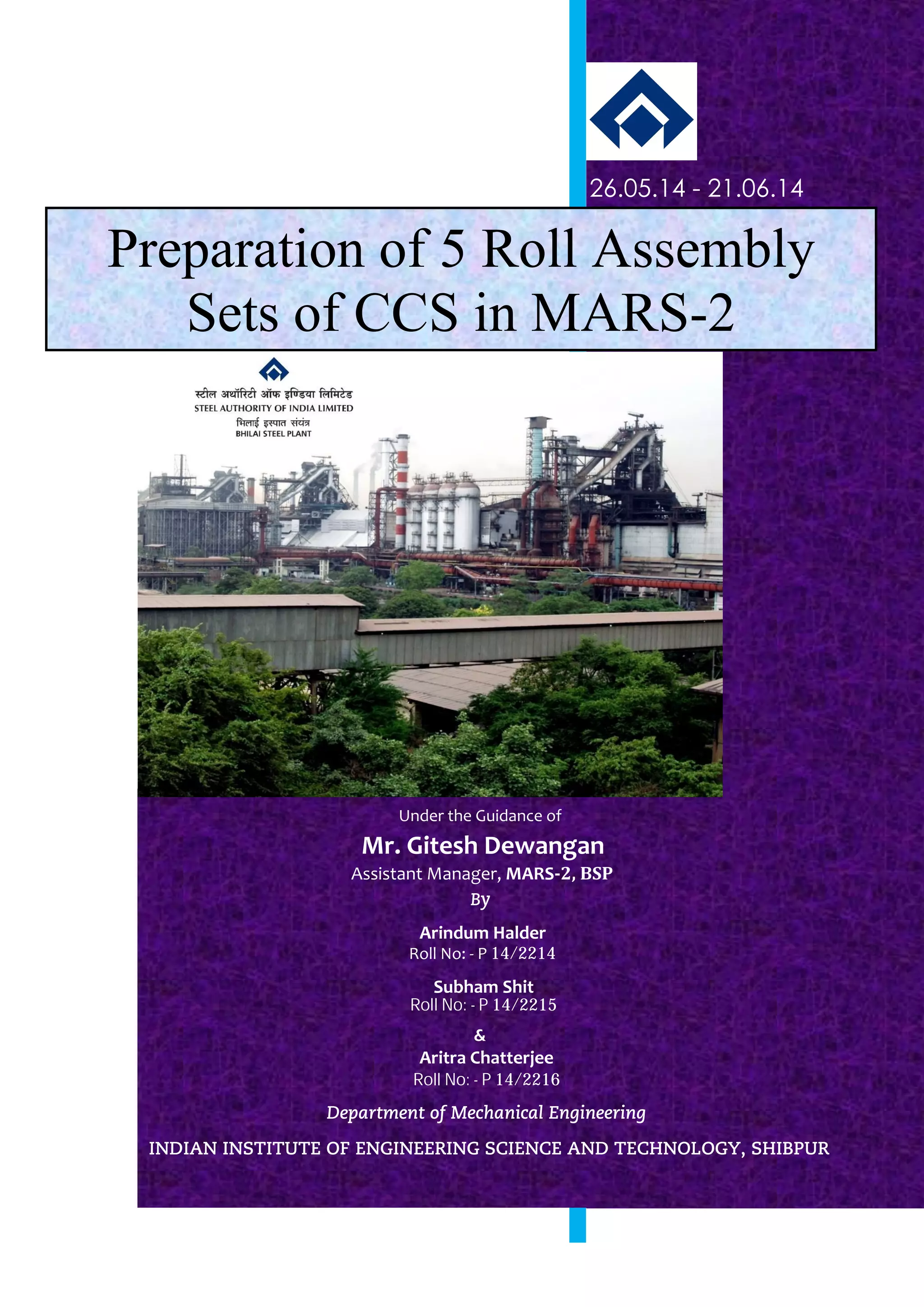 BSP Project (Based on Continuous Casting) [Final] | PDF