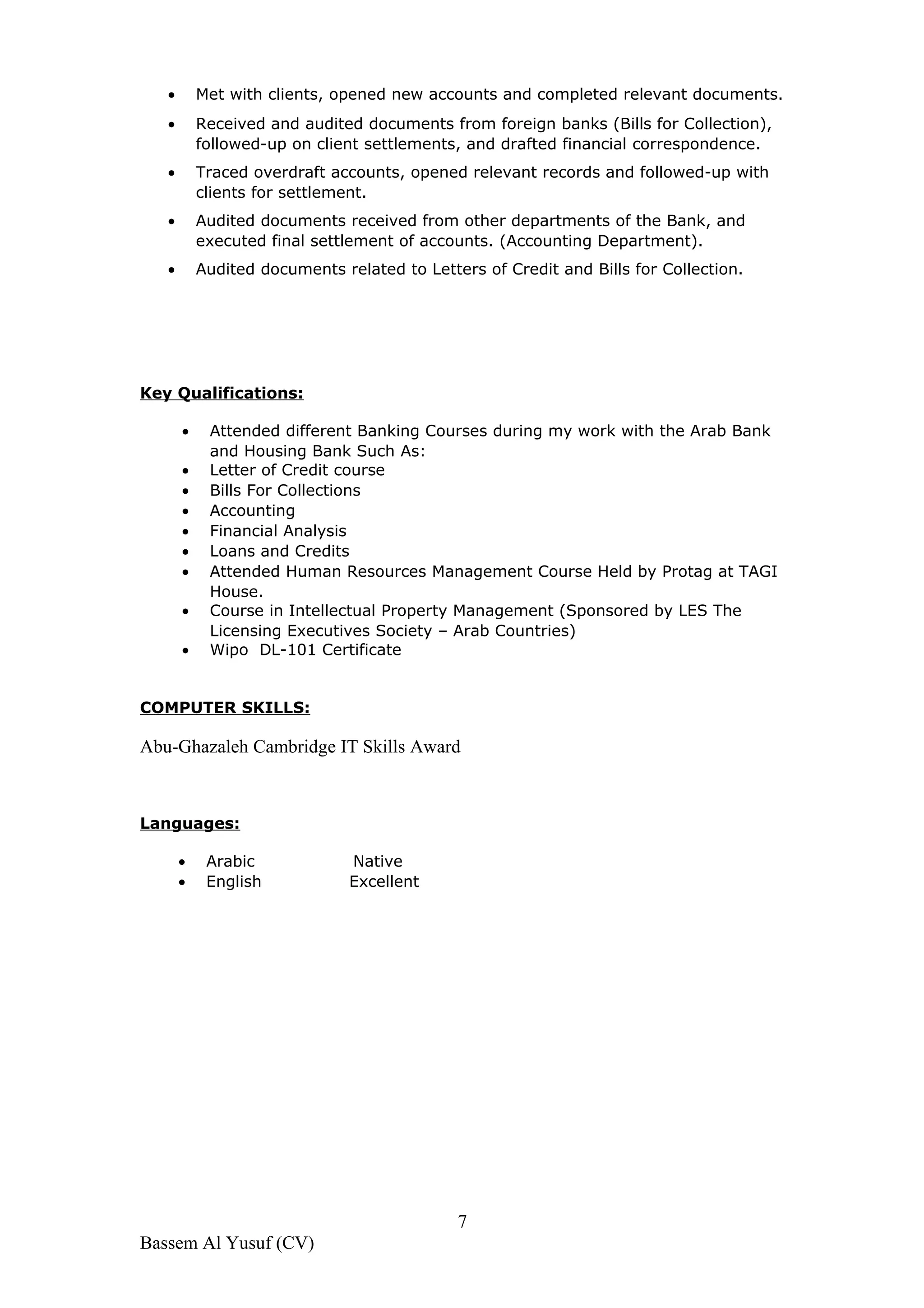 Bassem CV Updated 4-03-16 | DOC