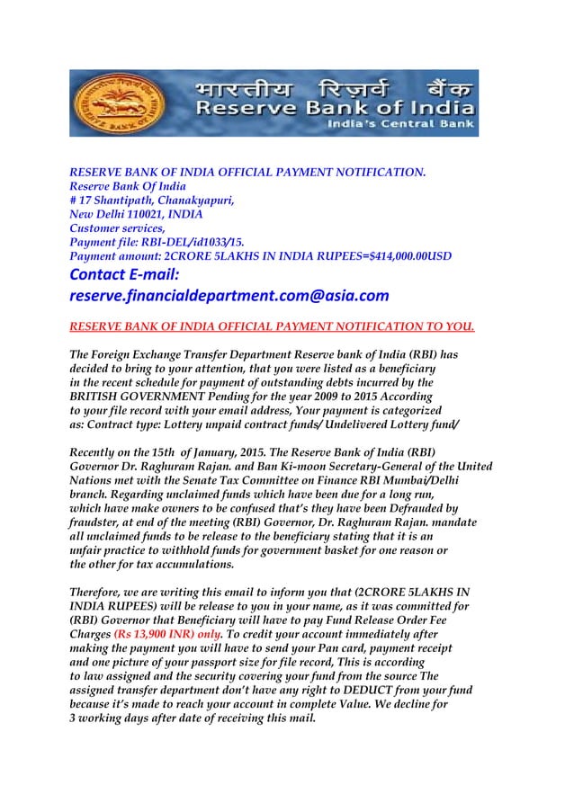 RESERVE_BANK_OF_INDIA_RBI_PAYMENT_NOTIFICATION (2) | DOC | Credit Cards ...