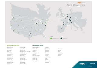 Zayo UK - Global Network Map | PDF