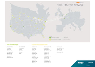 Zayo UK - Global Network Map | PDF
