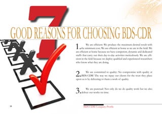BDS Center for Development Research Company Profile | PPT