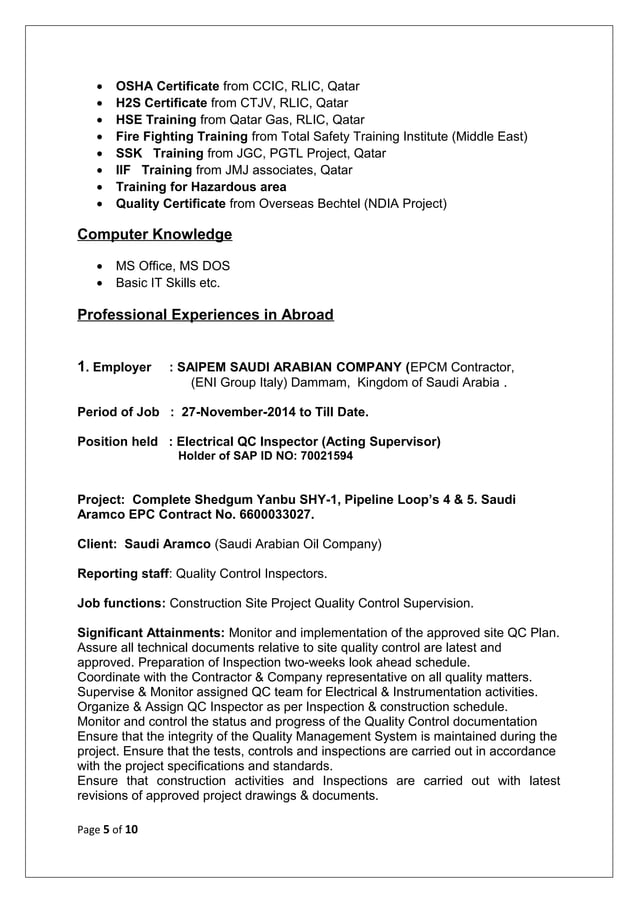 Anish's CV | DOC