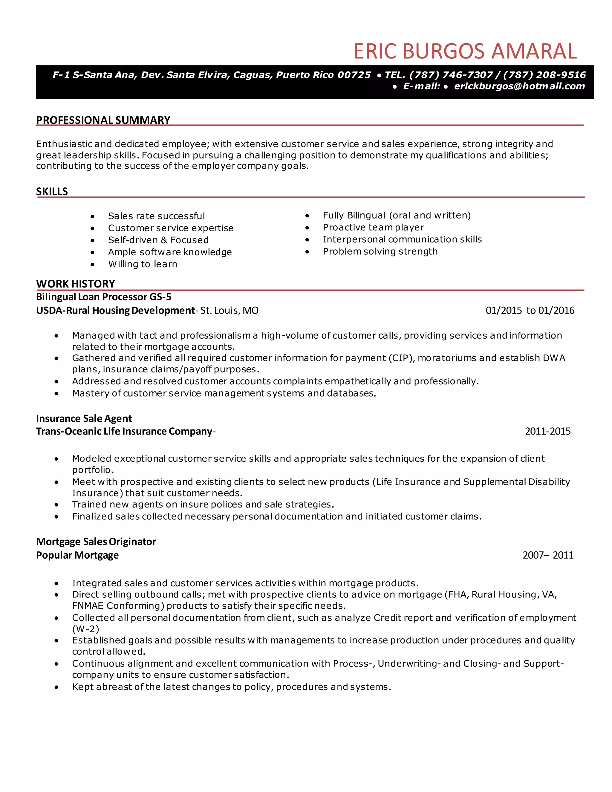 ERIC BURGOS AMARAL RESUME | DOCX