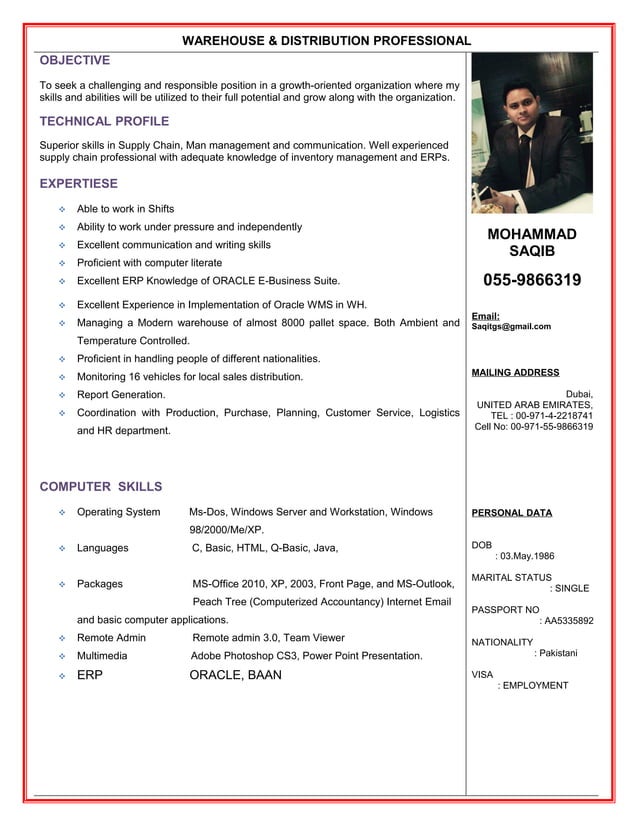 Saqib CV | DOC