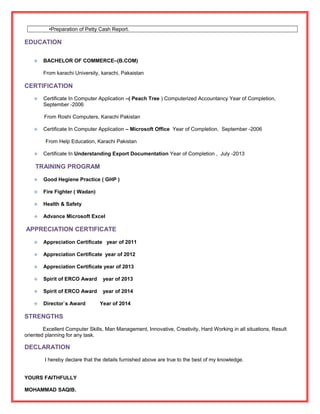 Saqib CV | DOC