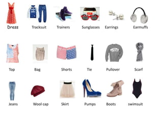 1 c clothes and complements | PPTX | Women\'s Clothing | Women\'s Fashion