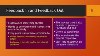 3 Basic + 3 Special Elements of Process | PDF