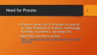 3 Basic + 3 Special Elements of Process | PDF