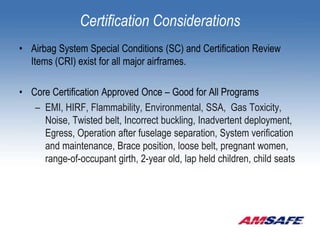 Airbag Overview - CAMI | PPTX | Aviation Industry | Industries