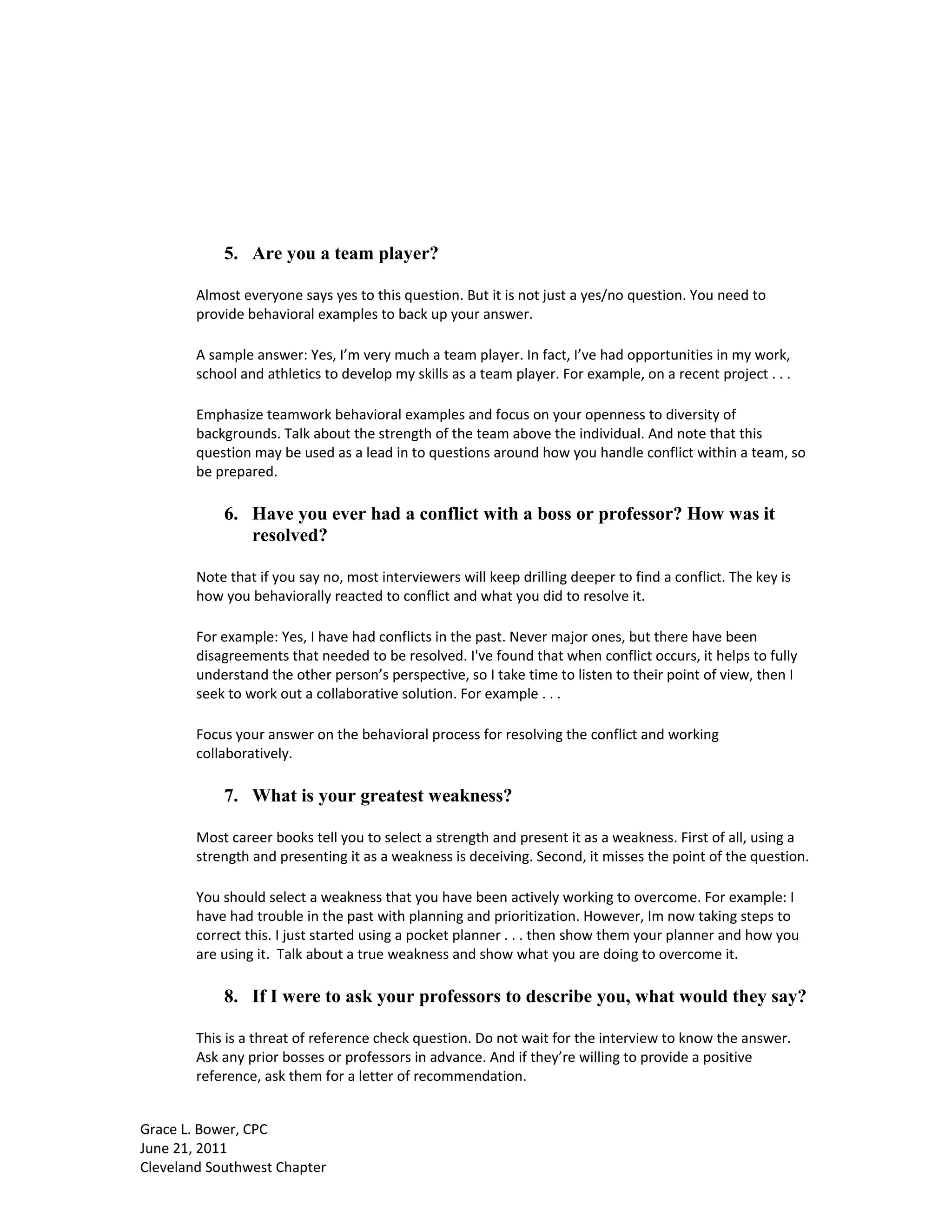 Resumes, Interviews and Workplace Etiquette | DOC