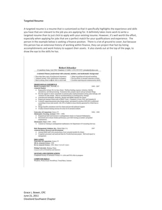 Resumes, Interviews and Workplace Etiquette | DOC