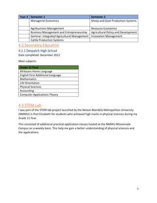 Curriculum Vitae | PDF