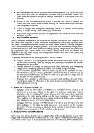 Punjab Water and Sanitation Policy-24.2.2014 approved | PDF
