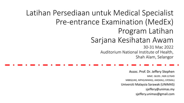 1 CDC Pre-entrance Medex preparatory.pptx