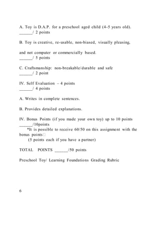 1 CDEV 108 Foundations Assignment 50 points For | DOCX