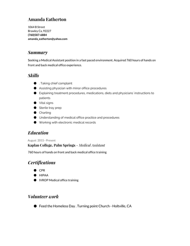 Amanda Resume | PDF