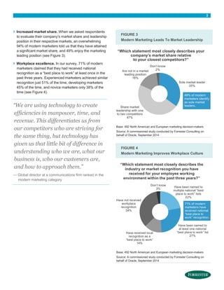 Forrrester Report: Marketing Maturity in the Age of the Customer | PDF