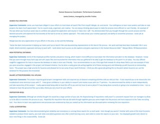 Jamie's Performance Evaluation | PPT