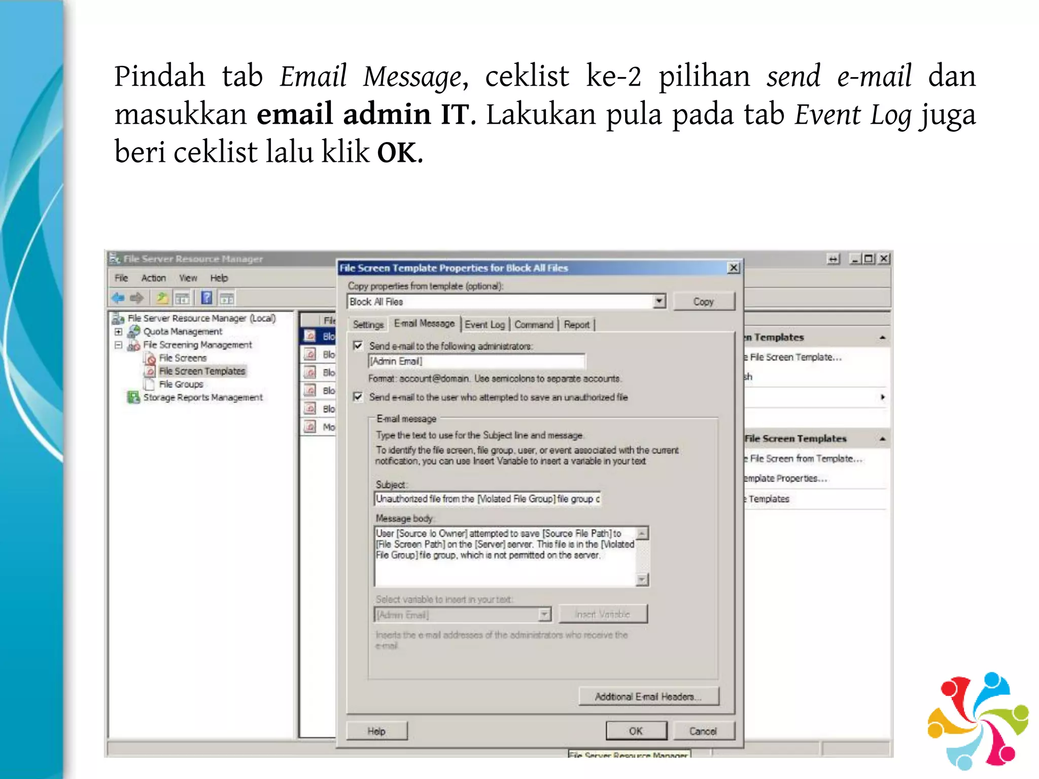Pencegahan Enkripsi Ransomware dengan FSRM Windows | PPT