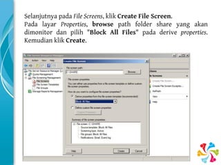 Pencegahan Enkripsi Ransomware dengan FSRM Windows | PPT