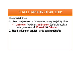Biologi Molekuler sel, struktur, fungsi dan materi | PDF