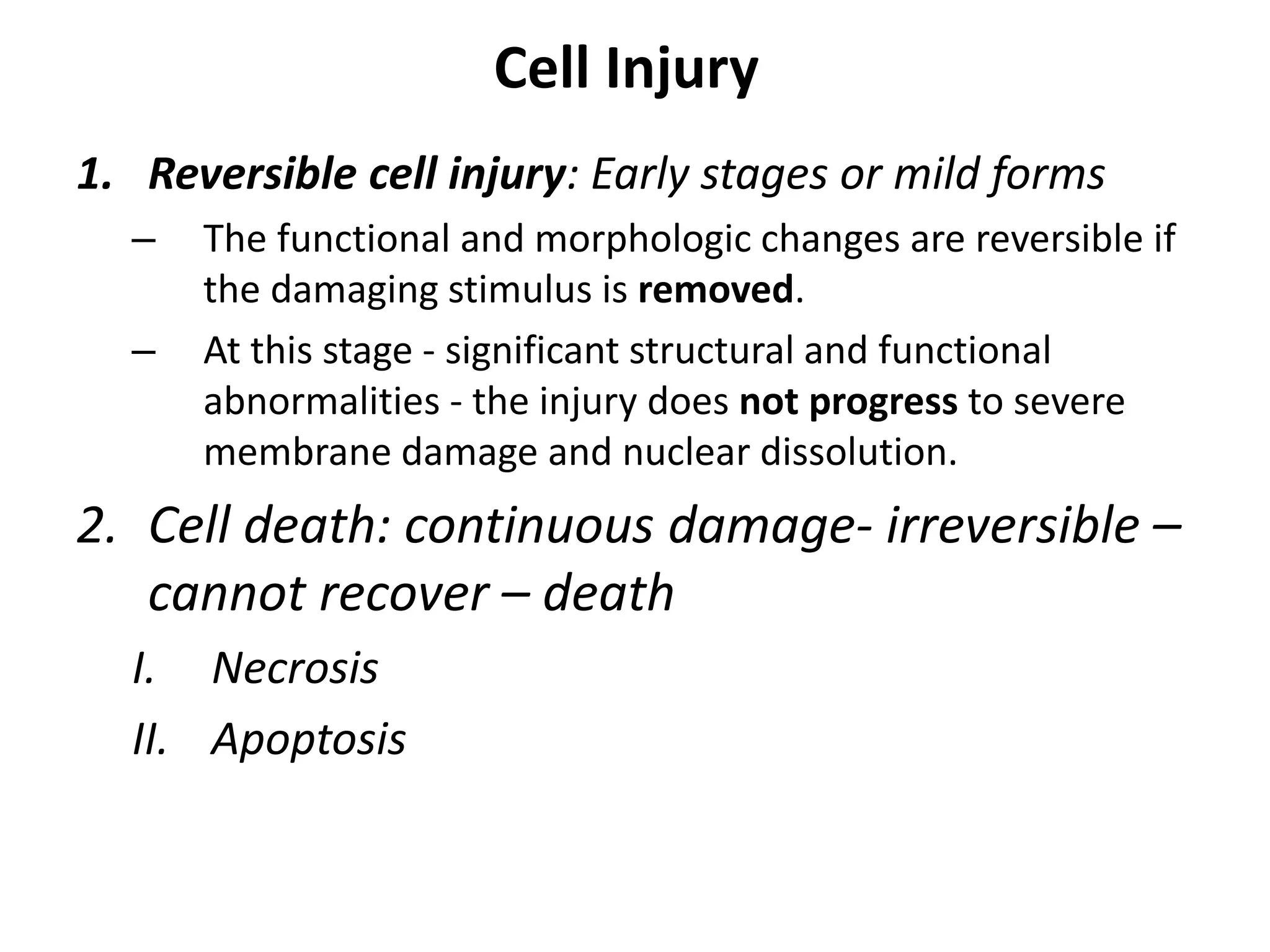 Cell injury, Cell Death and Adaptation.ppt