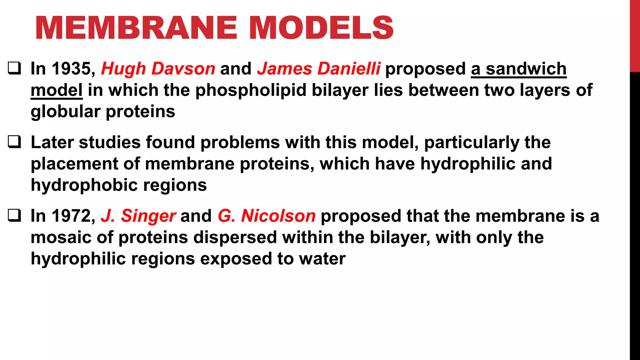 AS Biology - CELL MEMBRANES | PPTX