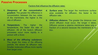 CELL TRANSPORT PROCESS | PPTX