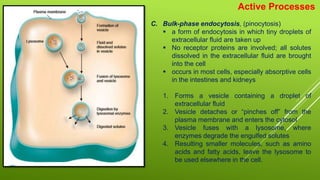 CELL TRANSPORT PROCESS | PPTX