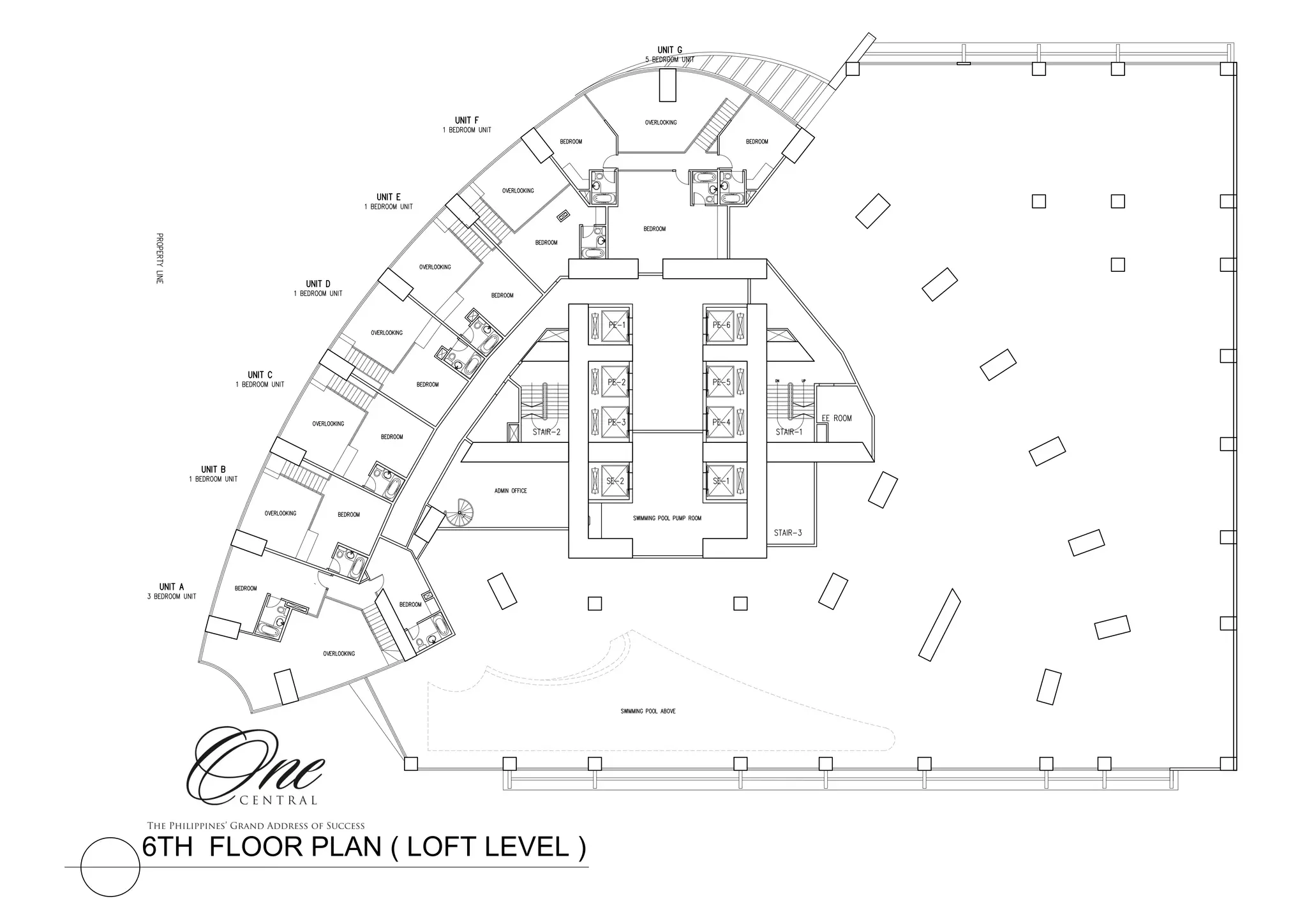 1 cen loft 6th floor plan | PDF