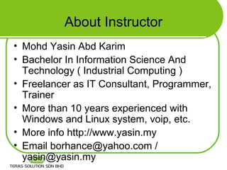 1. centos tutorial | PPT