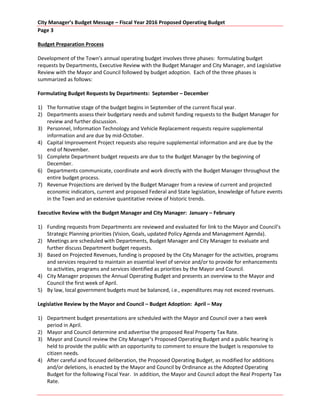 FY16 - City Manager's Budget Message | PDF