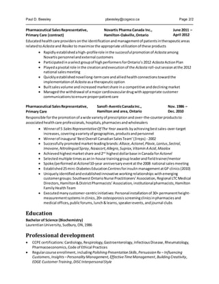 Resume Sep2014_Paul Beesley_MM2 | DOCX