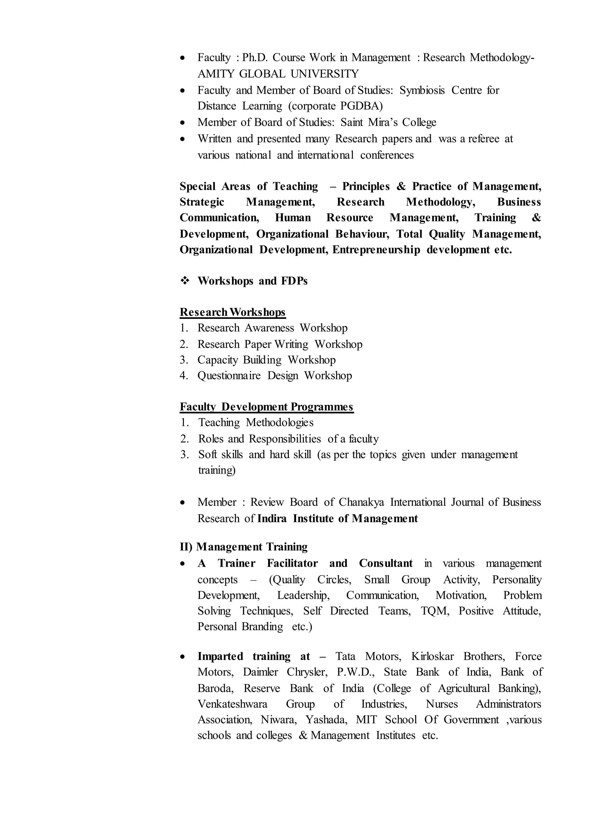 CV - Dr. Rashmi Hebalkar | DOCX