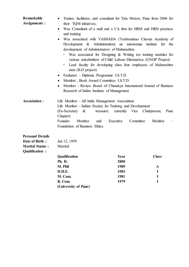 CV - Dr. Rashmi Hebalkar | DOCX