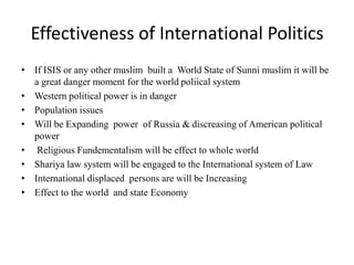 International Terrorism As a World Political Issue | PPTX