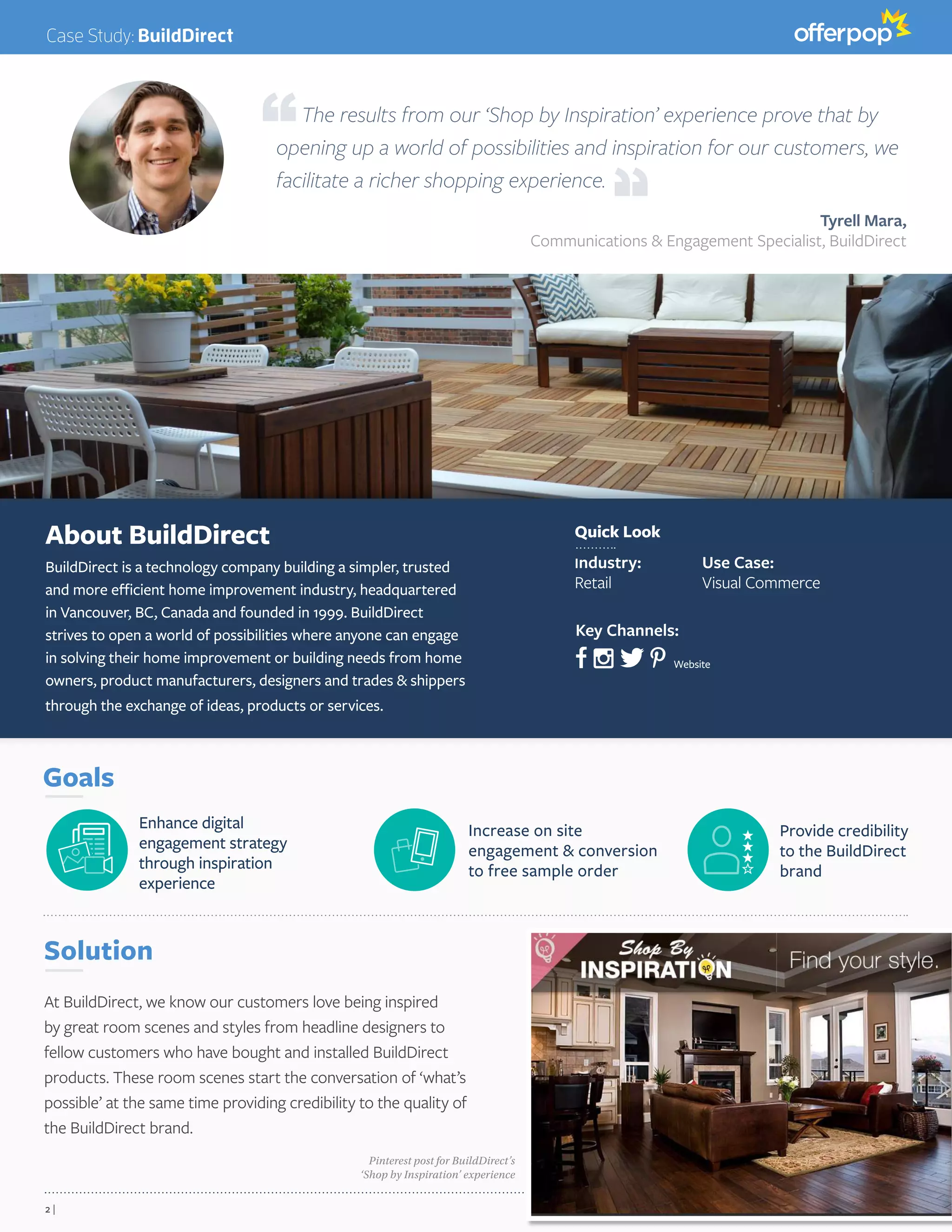 BuildDirect Shop by Inspiration Engagemeng Tool | PDF